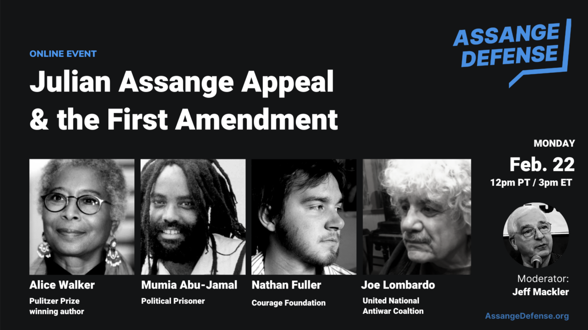 Julian Assange Appeal And The First Amendment Assange Defense